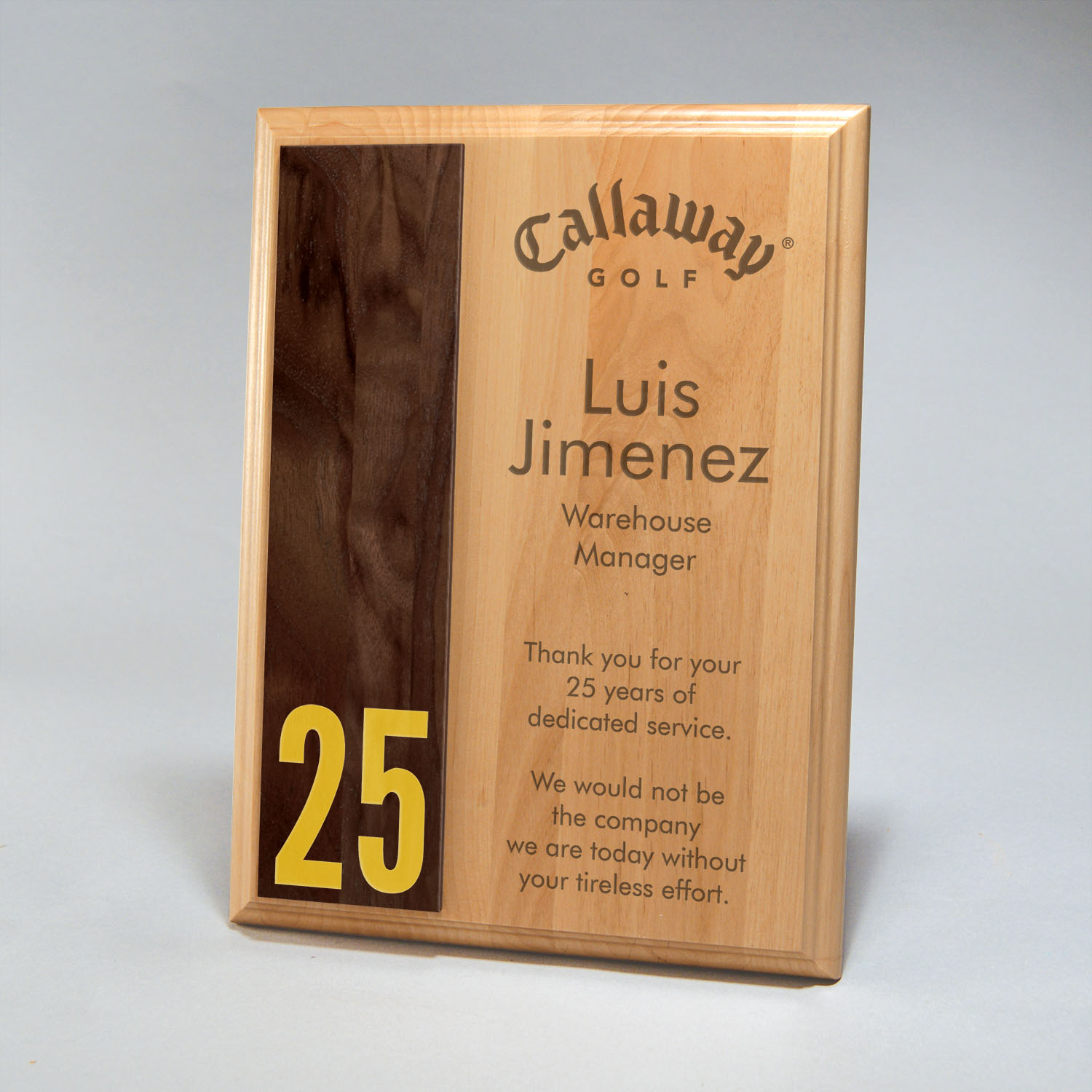 PACESETTER AWARDS | CD1038B — Two-Tone Wood Plaque, 9x12, Alder ...